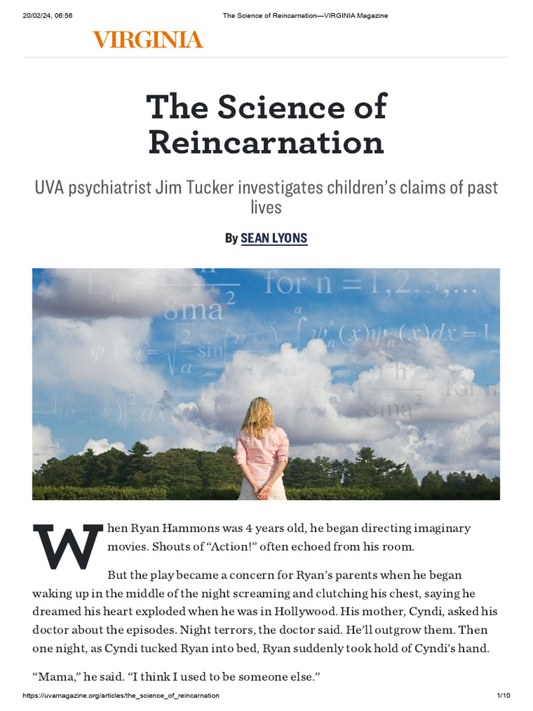 The Science of Reincarnation-VIRGINIA Magazine | PDF | Science | Physics