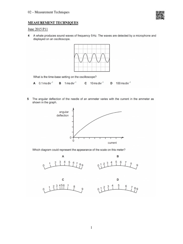 02 - Measurement Techniques | PDF
