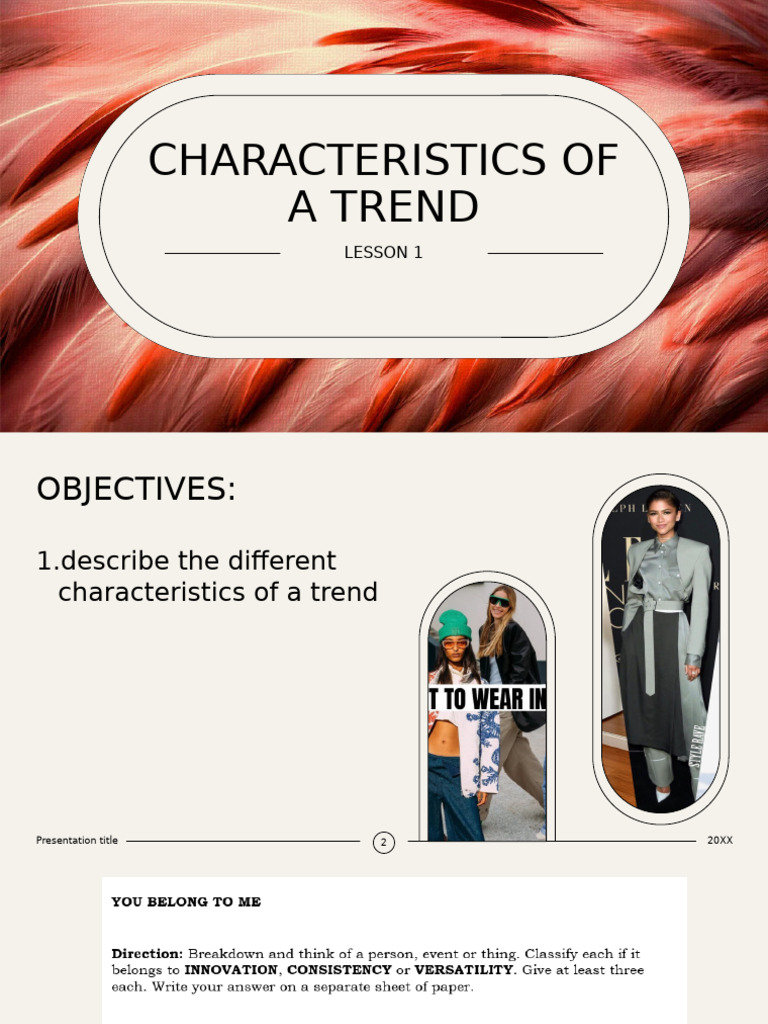Key Characteristics of Trends Explained | PDF