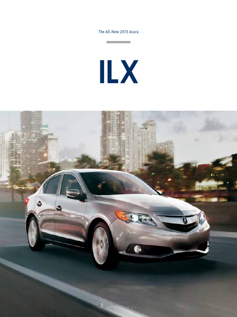 Acura-ILX-2013-CA | PDF | Airbag | Anti Lock Braking System