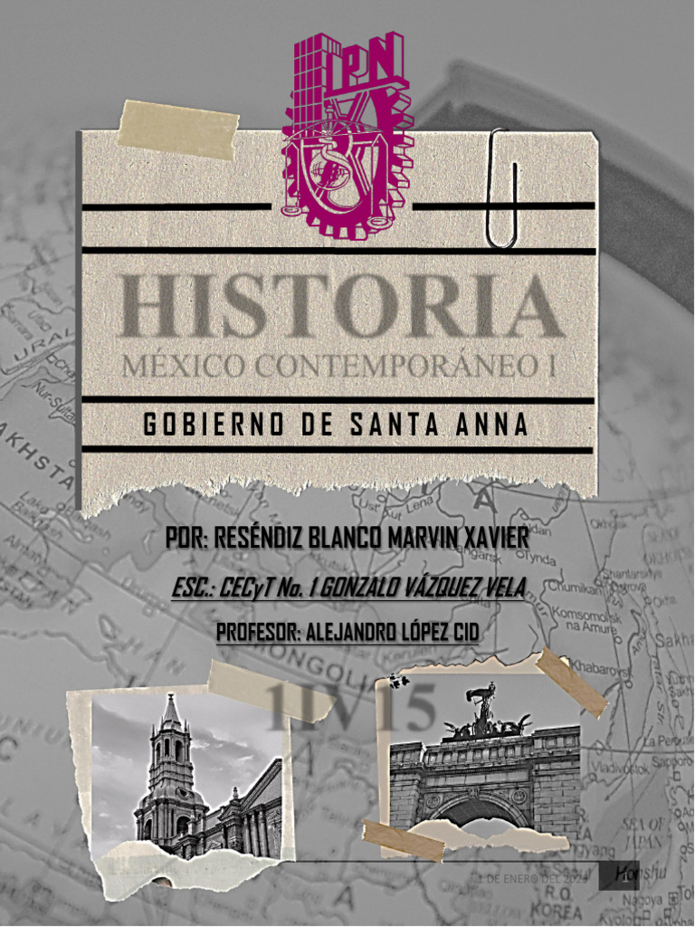 Gobierno de Antonio López de Santa Anna | PDF | México | Texas mexicano
