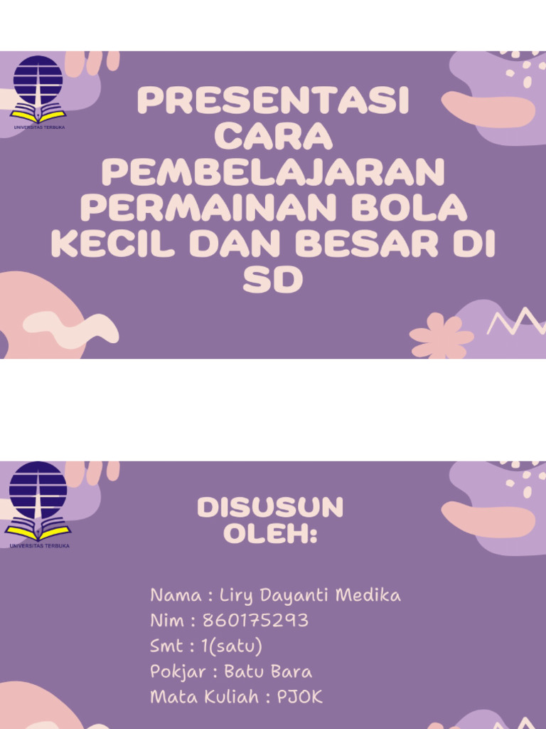 Presentasi PJOk 4-5 Liry | PDF