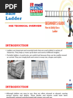 A Frame Ladder Setup and Safety Guide | PDF