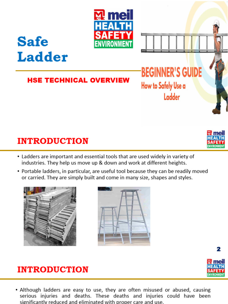 HSE-9525-TECSM04-Safe-Ladders | PDF | Ladder
