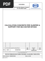 1-Pipe Sleeper Design Calculation | PDF | Pipe (Fluid Conveyance) | Soil Science