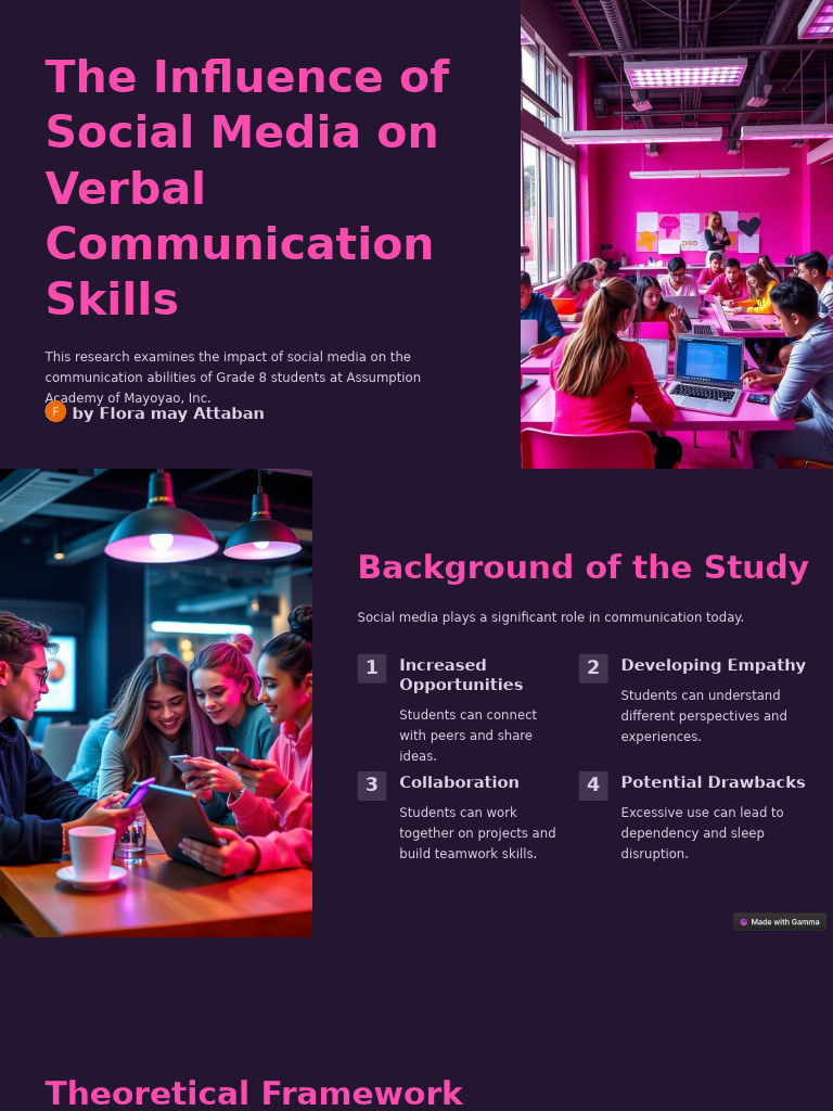 Social Media's Impact on Student Communication | PDF | Social Media ...