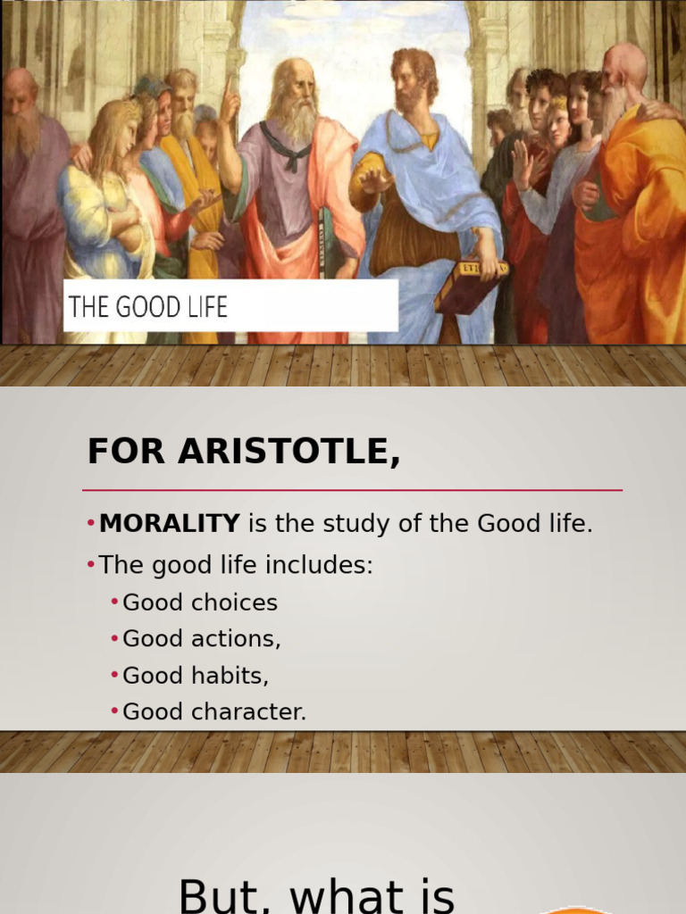 Lesson 6 the Good Life | PDF