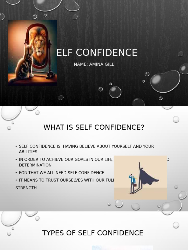 Self Confidence | PDF | Psychology | Social Psychology