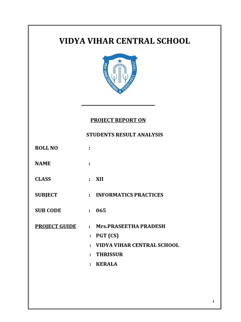 Result Analysis Project Report | PDF | Software | Software Engineering