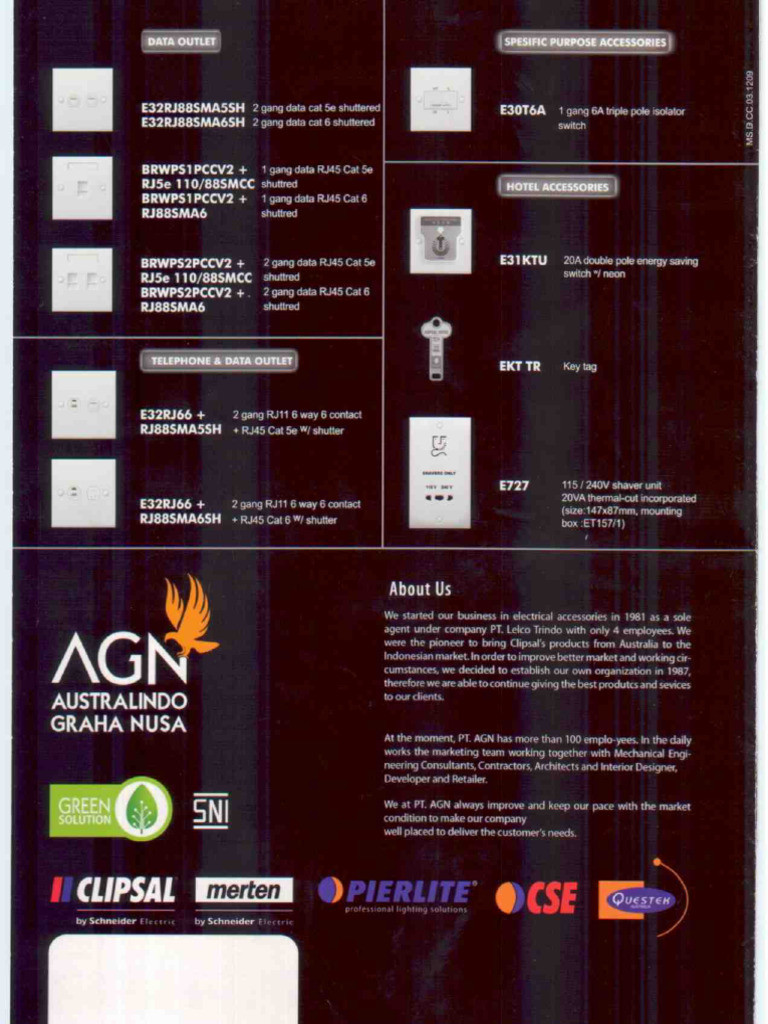 Clipsal 2 | PDF