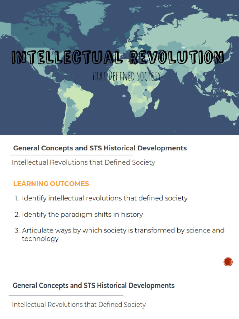Chapter 1 Lesson 2 Intellectual Revolutions That Defined Society | PDF