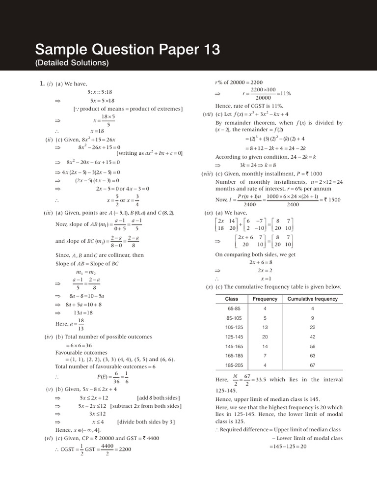 ICSEI SucceedMaths10thSP13 | PDF | Circle | Triangle