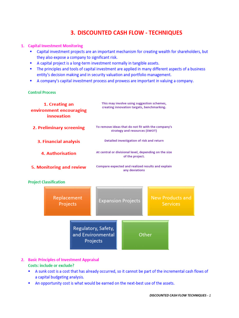 3. DCF Techniques | PDF | Net Present Value | Internal Rate Of Return
