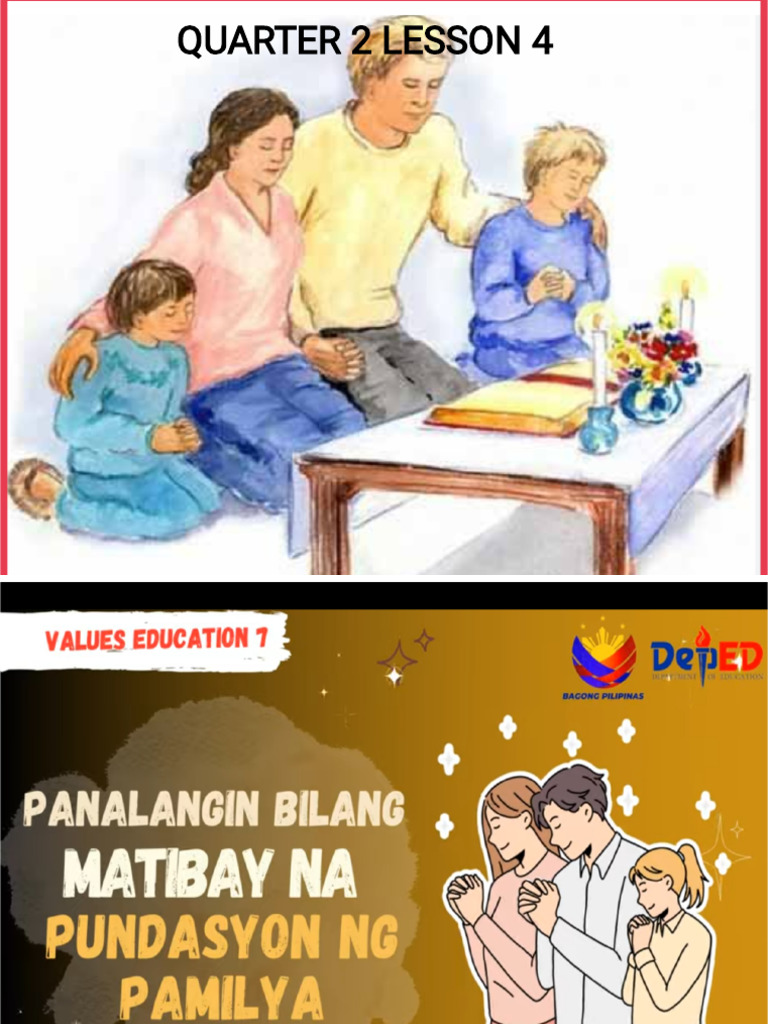 Quarter 2 Lesson 4 - Panalangin | PDF