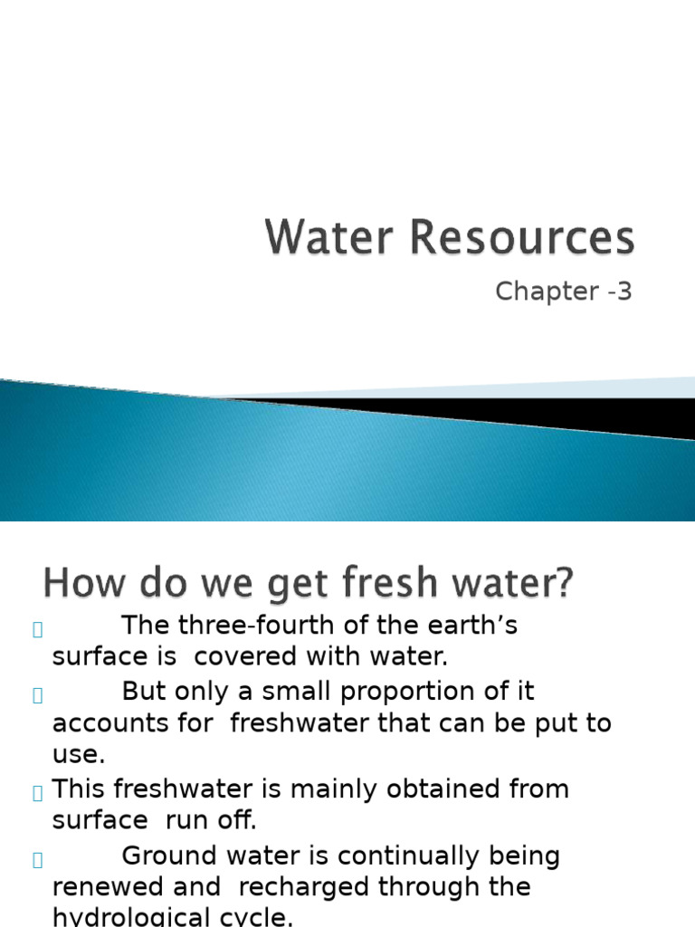Water Resources | PDF