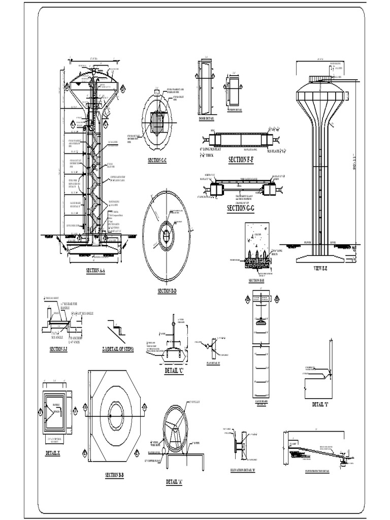 Over Head Tank | PDF | Manufactured Goods | Building Materials