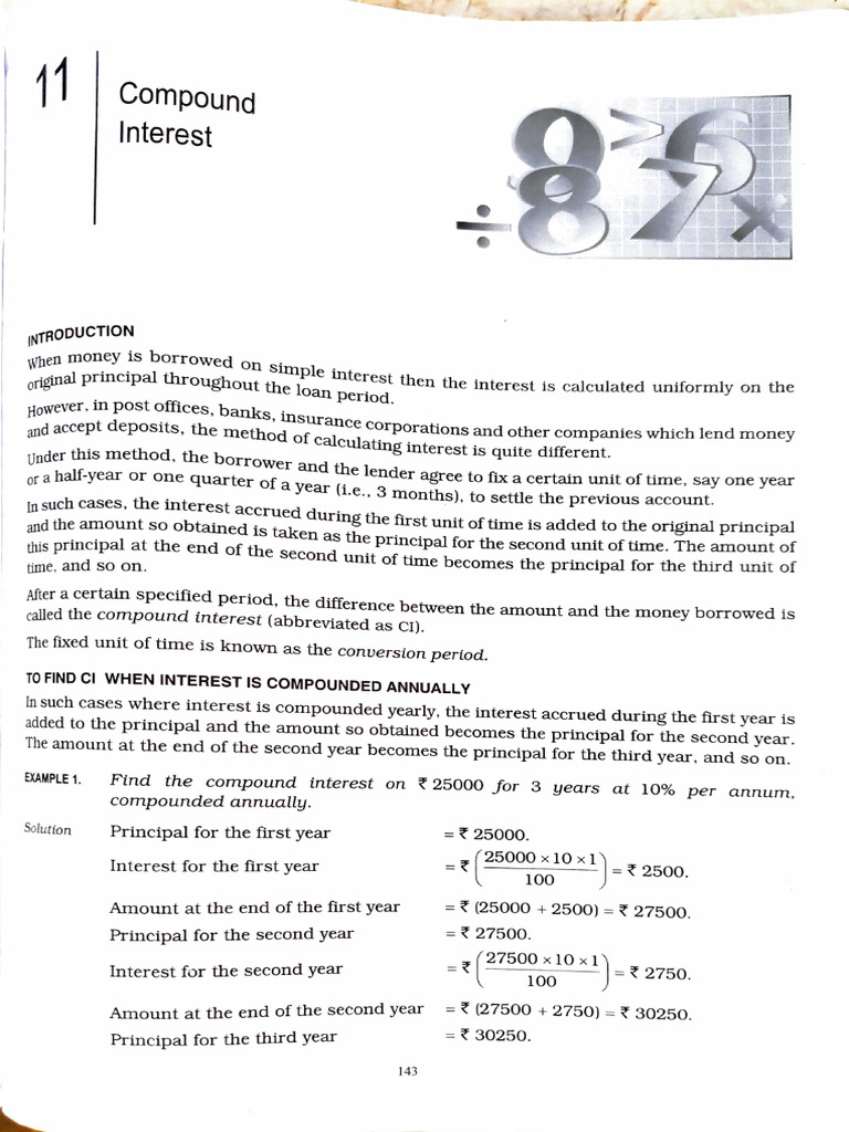 11 compound interest | PDF | Interest | Compound Interest
