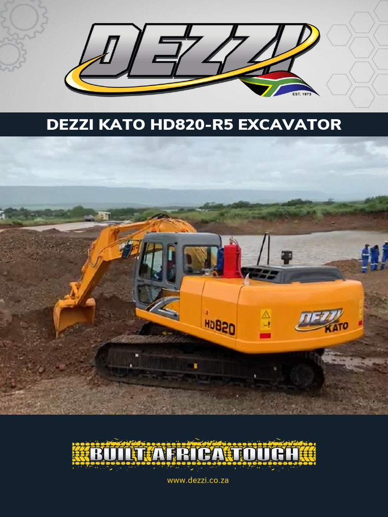 Dezzi Kato HD820 R5 Excavator | PDF | Vehicle Parts | Mechanical Engineering