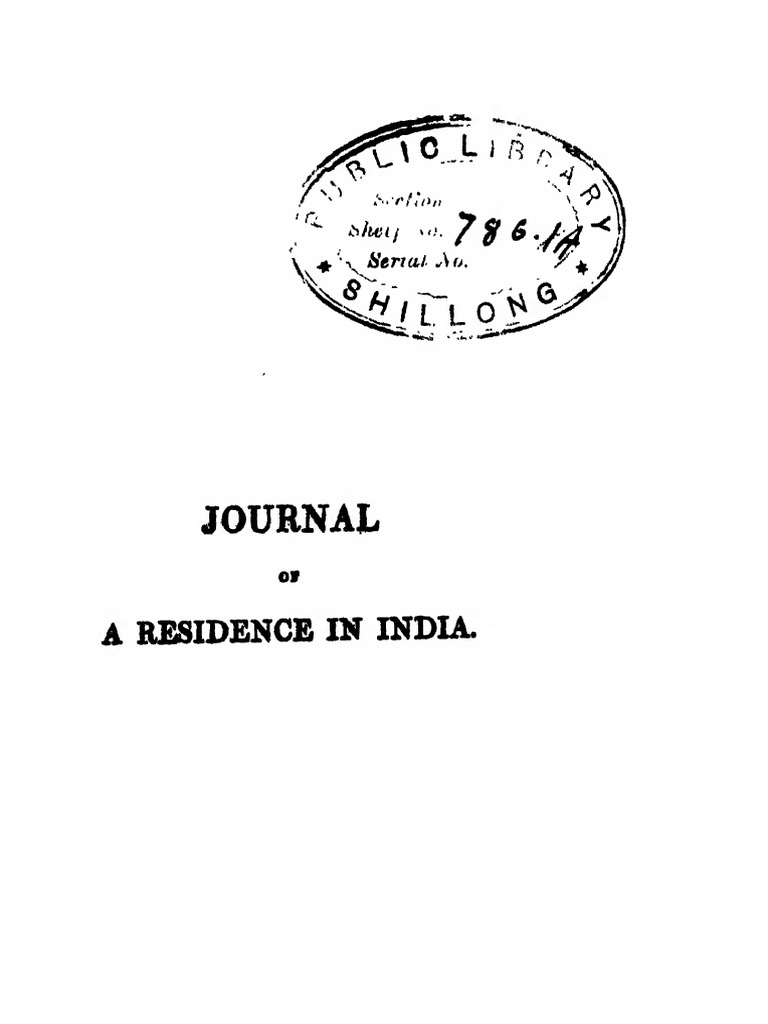 Maria Graham's Journal of India | PDF