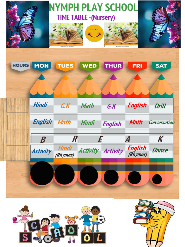 Nursery Class Timetable Overview | PDF