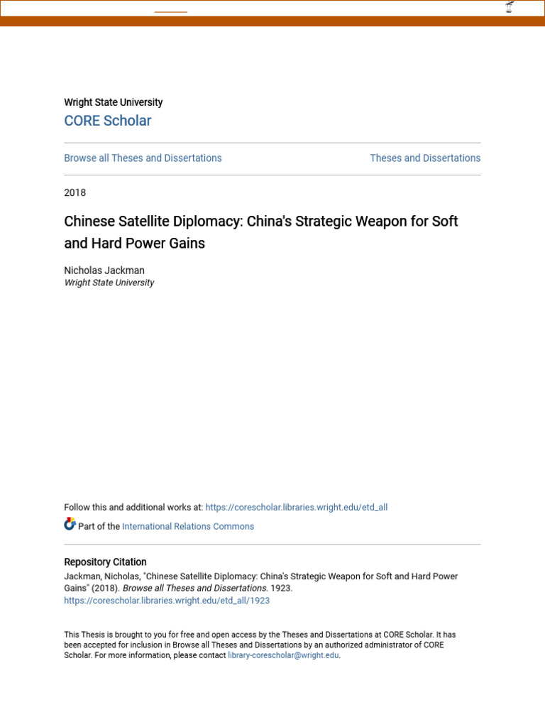 china hacia el hard | PDF | Soft Power | China