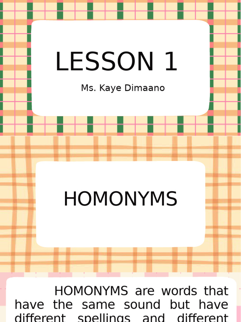 Lesson_1_Homonyms | PDF