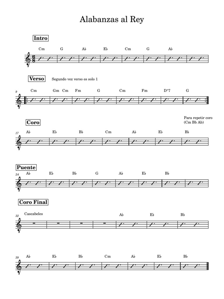 alabanzas al rey | PDF