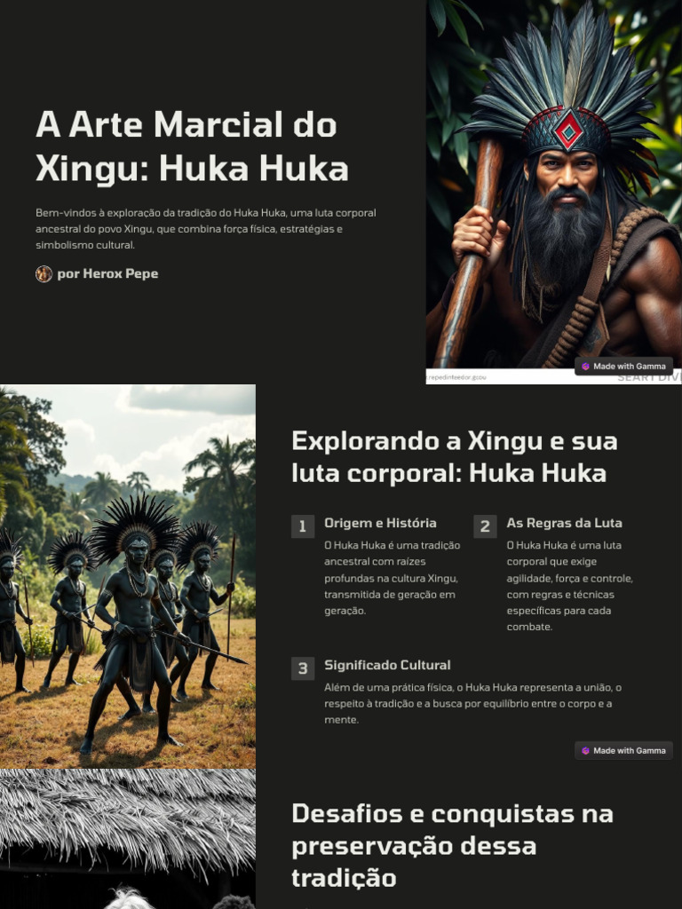 A Arte Marcial Do Xingu Huka Huka | PDF