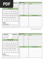 2026 Printable Landscape Monthly Calendar | PDF | Observances