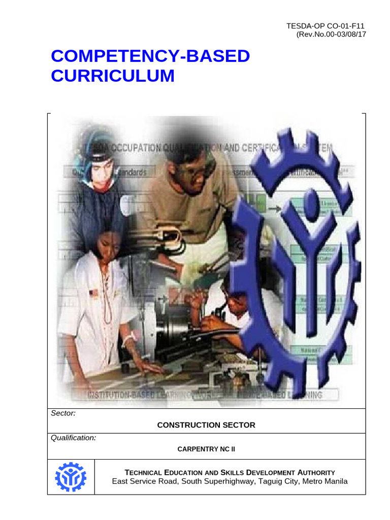 Carpentry NC II Competency Curriculum | PDF | Occupational Safety And Health | Communication