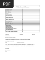 Full and Final Settlement Letter To Employee | PDF | Payroll | Employment
