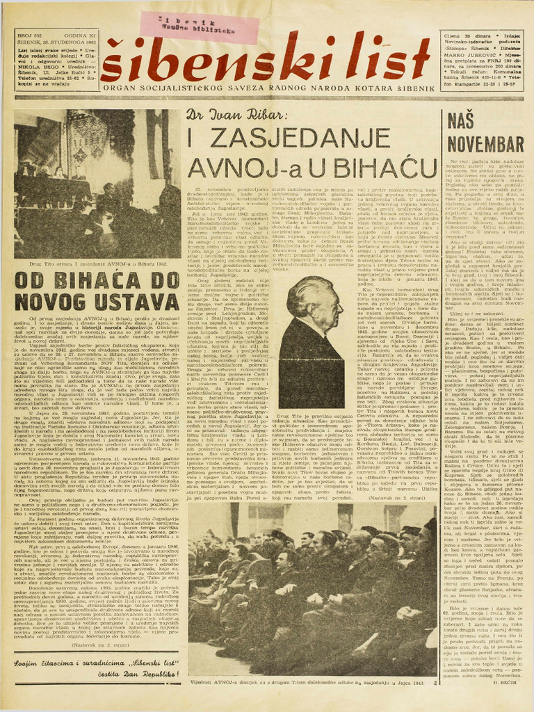 Sibenski-list 1962 532 | PDF