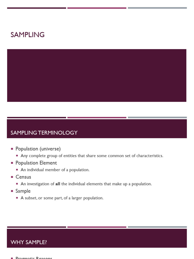 1. Sampling Design | PDF | Sampling (Statistics) | Quantitative Research