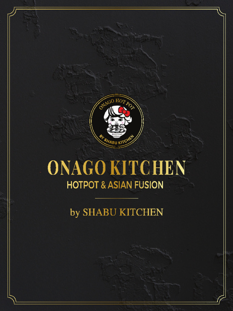 Menu Onago Kitchen by Shabu KItchen | PDF | Foods | Cuisine