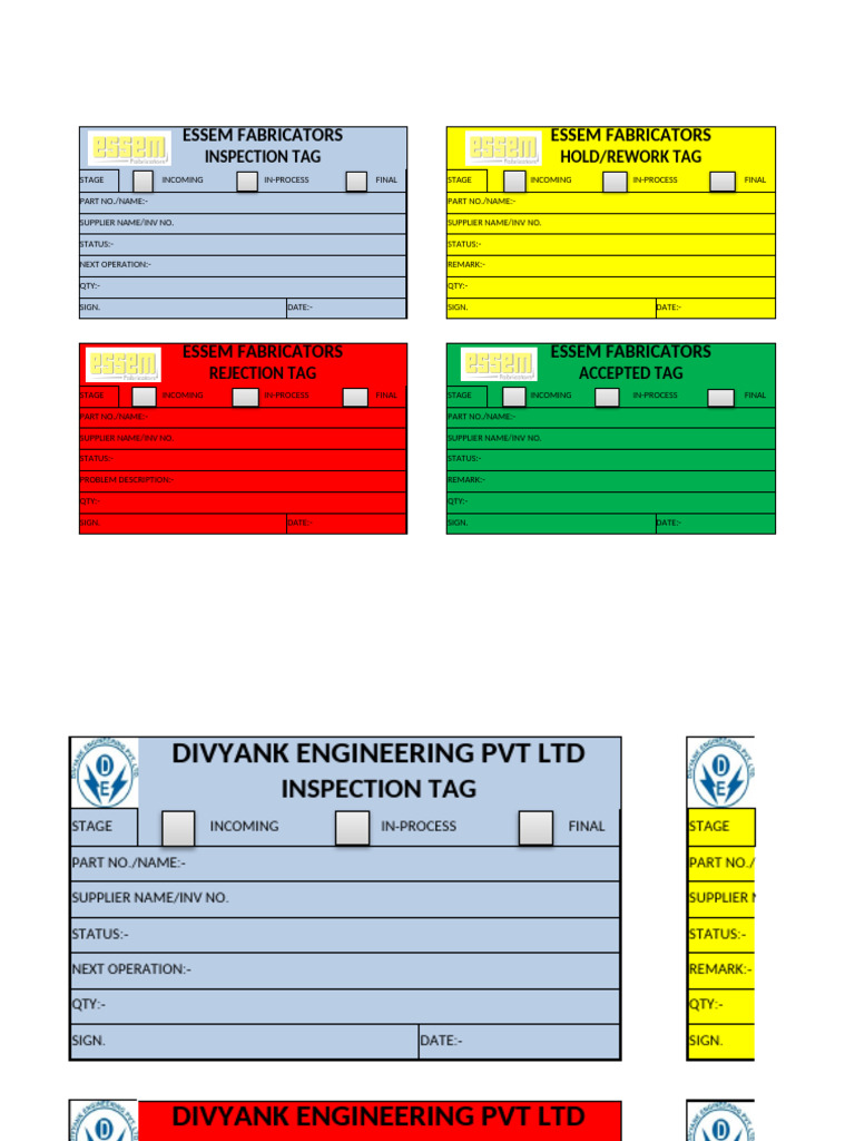 IDENTIFICATION TAG | PDF