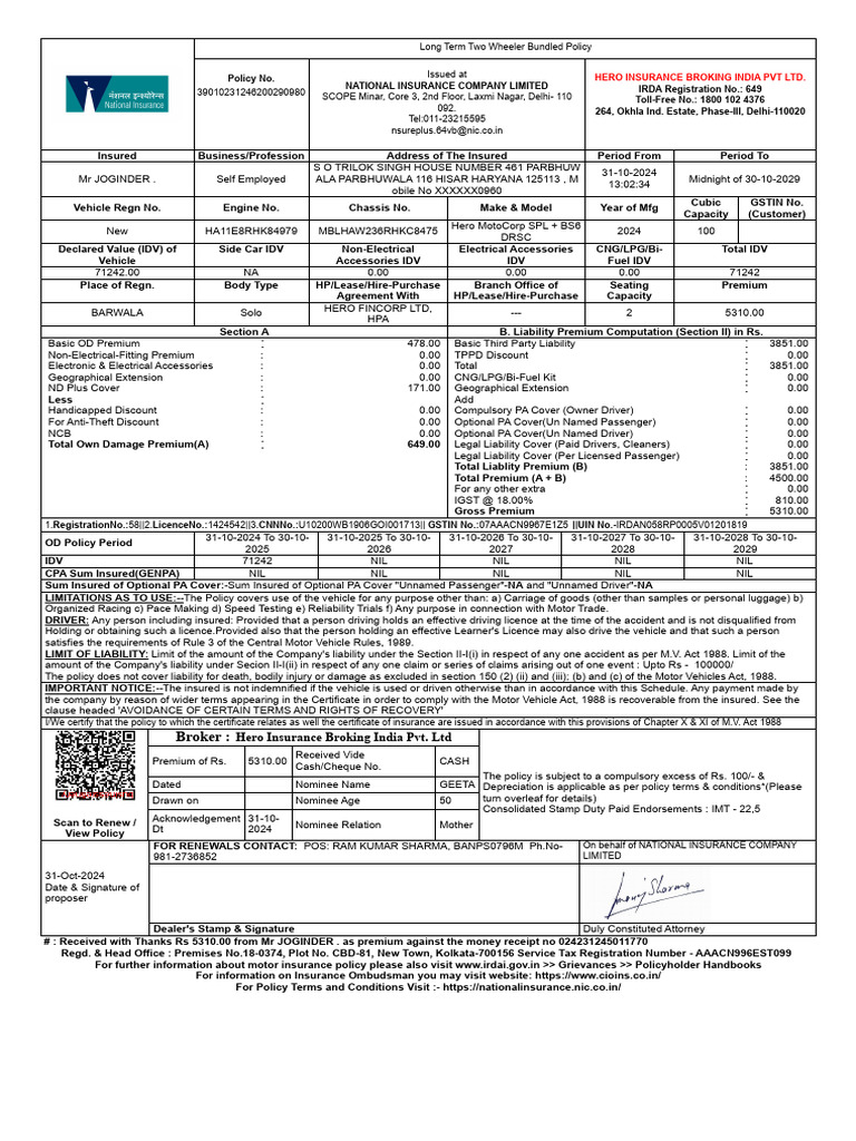 VED | PDF | Insurance | Depreciation