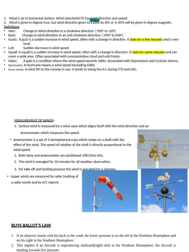 6.2 Winds | PDF | Wound | Wind Speed