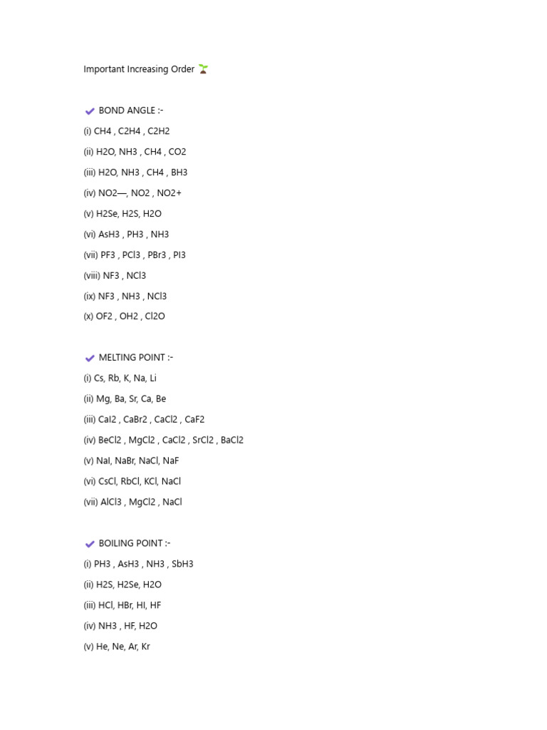 Increasing Order | PDF