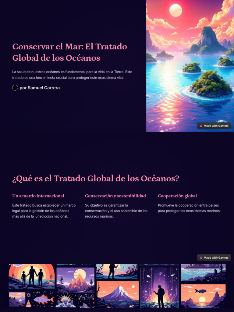 Conservar El Mar El Tratado Global de Los Oceanos | PDF