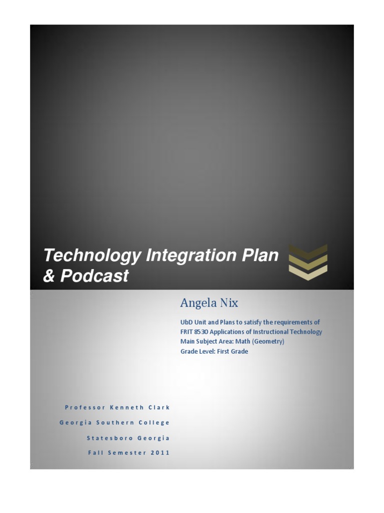 Nix - UbD Unit and Plans | PDF | Educational Assessment | Shape