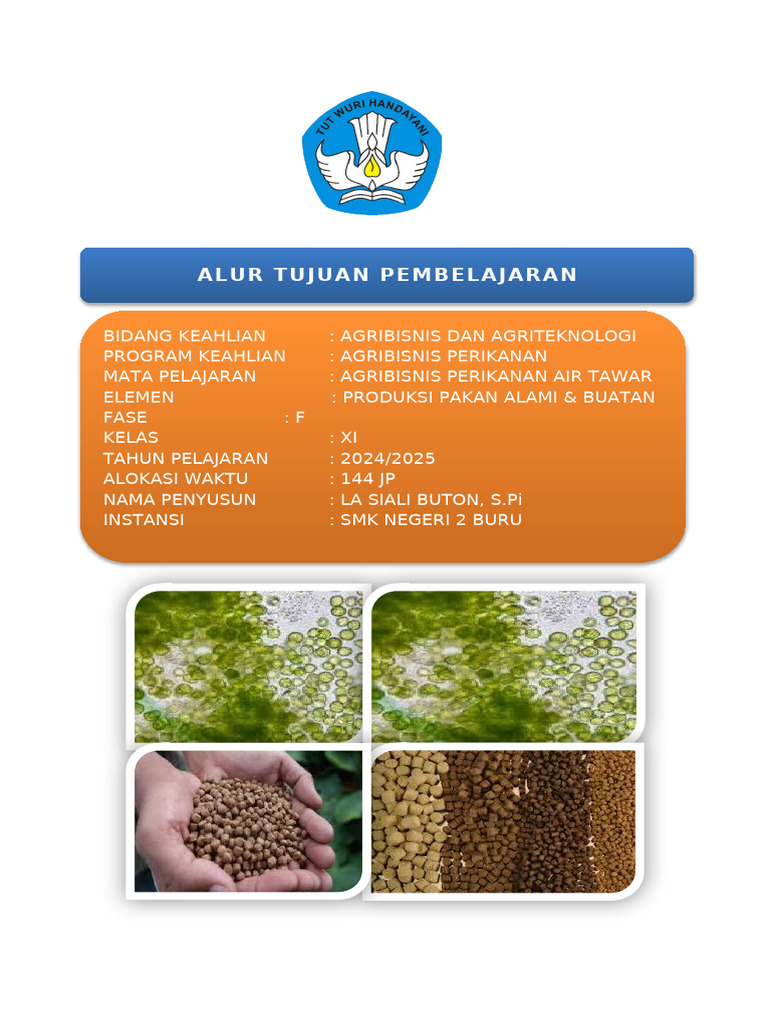 ATP PRODUKSI PAKAN ALAMI DAN BUATAN | PDF