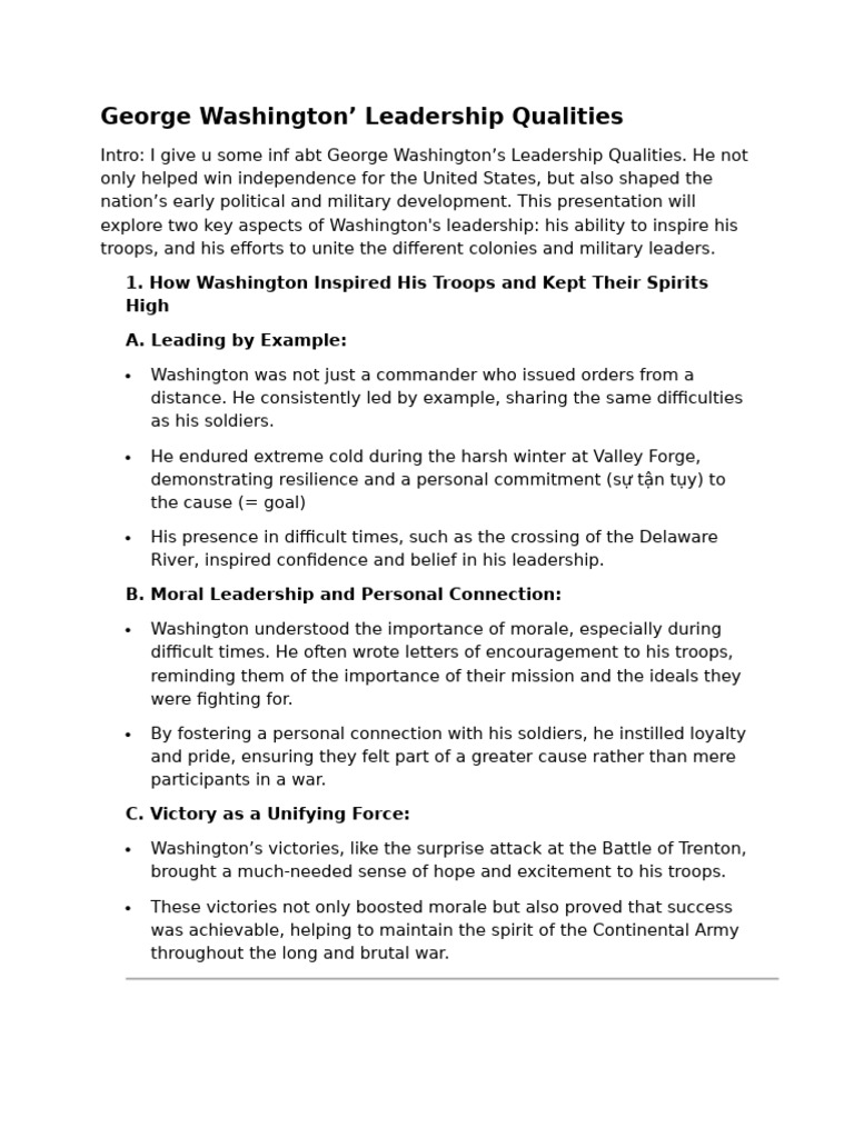 ĐẤT NƯỚC HỌC ANH MỸ | PDF | George Washington | Leadership