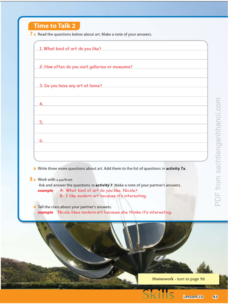 43 Time To Talk Elementary A1+ Sb-Unlocked | PDF