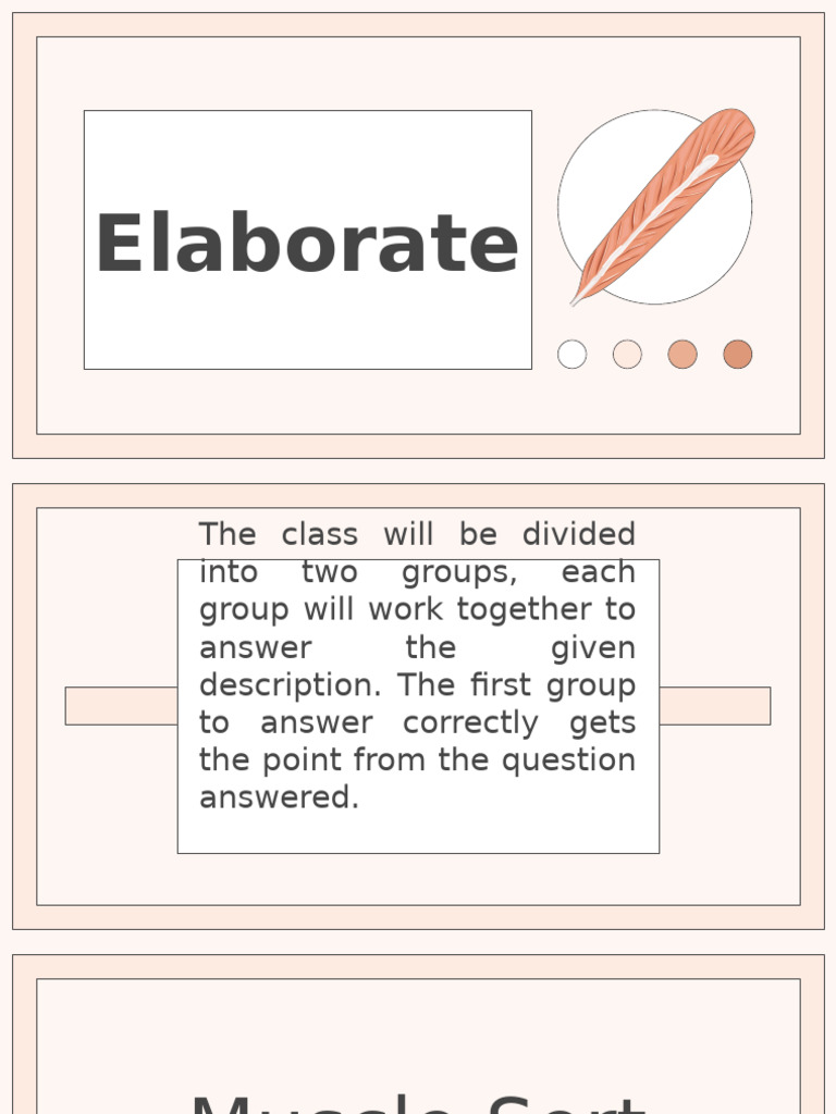 Muscle Activity Quiz for Students | PDF