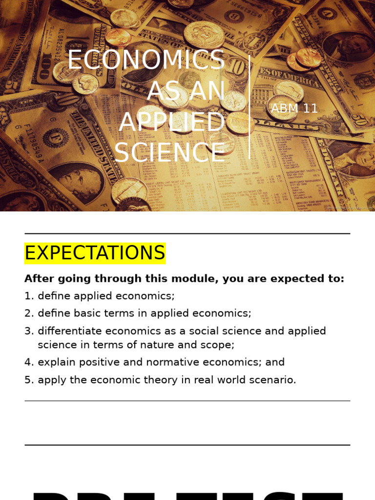 Applied Economics for ABM Students | PDF | Interest Rates | Interest