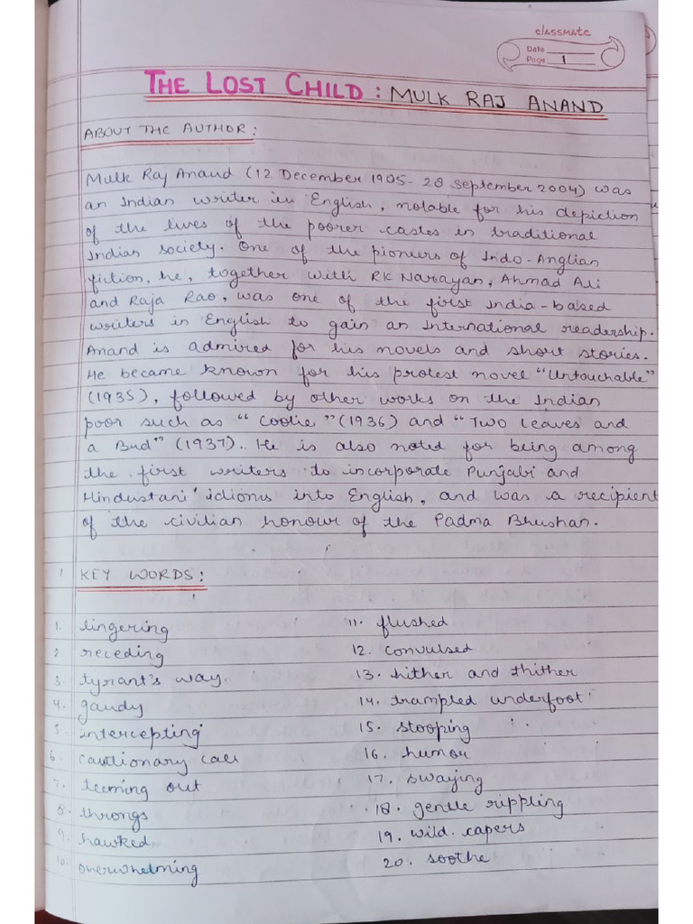 The Lost Child | PDF