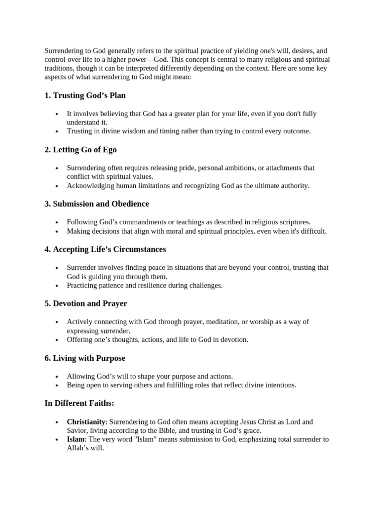 Surrendering to God | PDF | Bhakti | Shiva