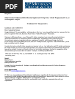 J.P. Morgan Employment Offer Letter | PDF | Employment | Jp Morgan Chase