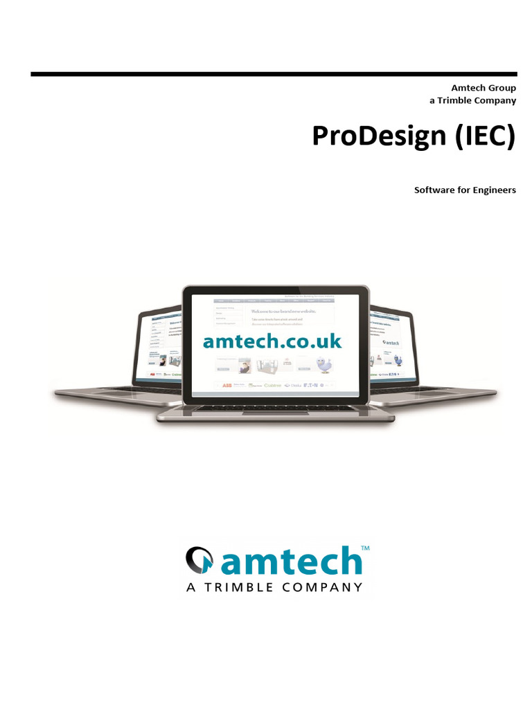 Amtech ProDesign Manual 1 | PDF | Menu (Computing) | Electrical Impedance