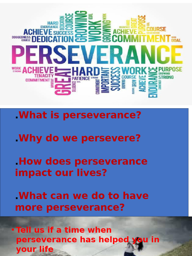 Perseverance | PDF